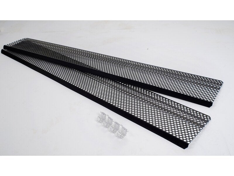 Grillage Stop-Feuilles Et Attaches Noir Pvc