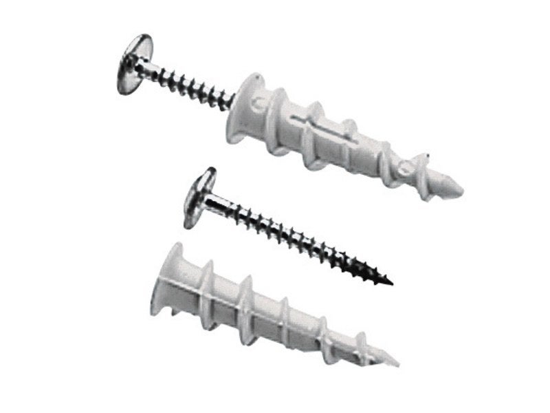 Lot De 10 Chevilles Et Vis À Visser Minivix Red Head, Diam.5 X L.25 Mm