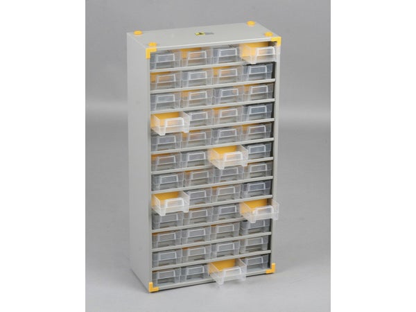 Casier à tiroirs pour vis, cheville