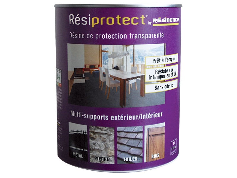 Résine Étanchéité Résiprotect, Resinence Transparent 1L
