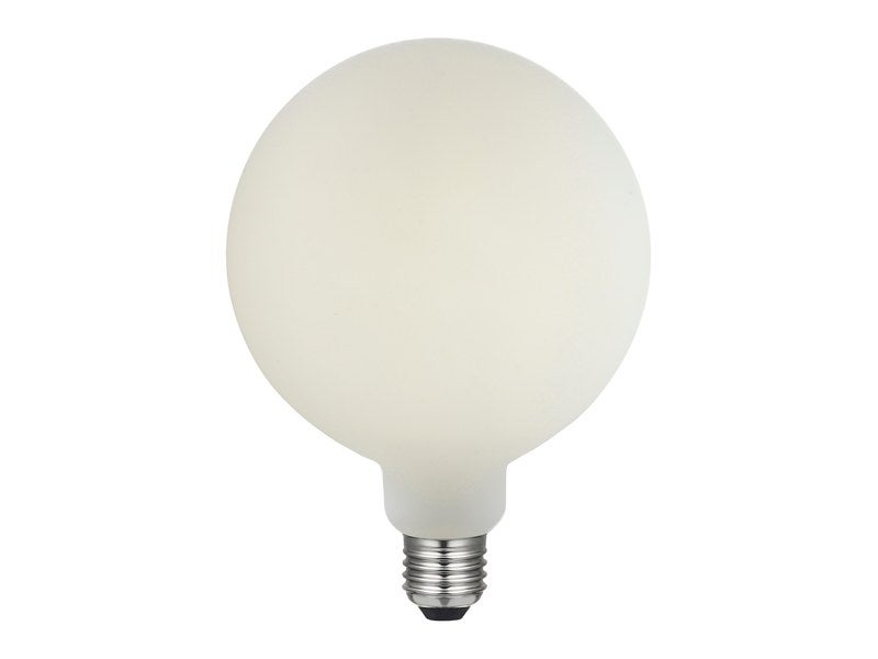 Ampoule décorative led opaque globe 150 mm E27 600 Lm = 7 W blanc chaud ...