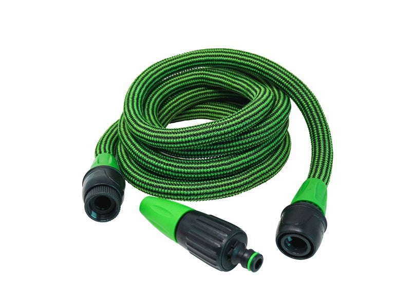 Tuyau d'arrosage extensible textile GEOLIA Diam. 10mm, L.8m