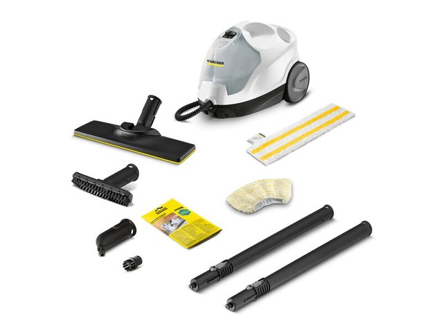 Nettoyeur vapeur blanc KARCHER SC4 + LINGETTES, 2000 W