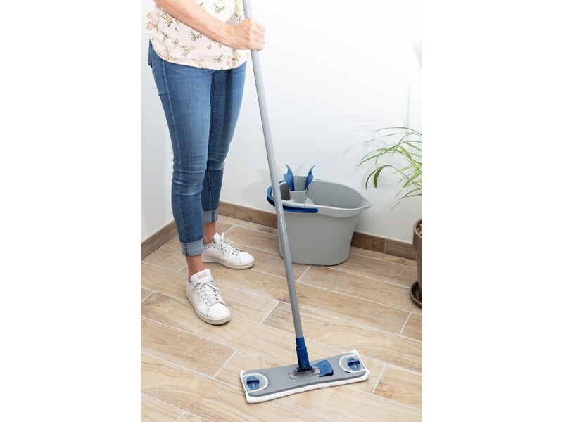 Kit balai à plat + seau + essoreur ELEPHANT Neo 3