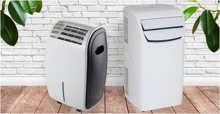 Climatiseur mobile réversible OPTIMEO froid 2600W, à chaud 2000W