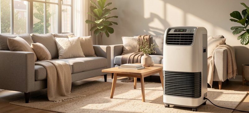 Climatiseur mobile reversible EQUATION Cool Heat 2600W